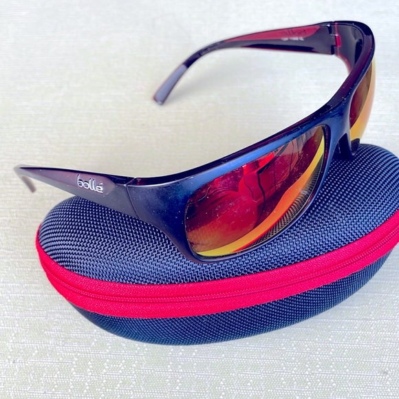 Bolle' | Accessories | Bolle Viper Mens Womens Blackred Frame Fire Red ...